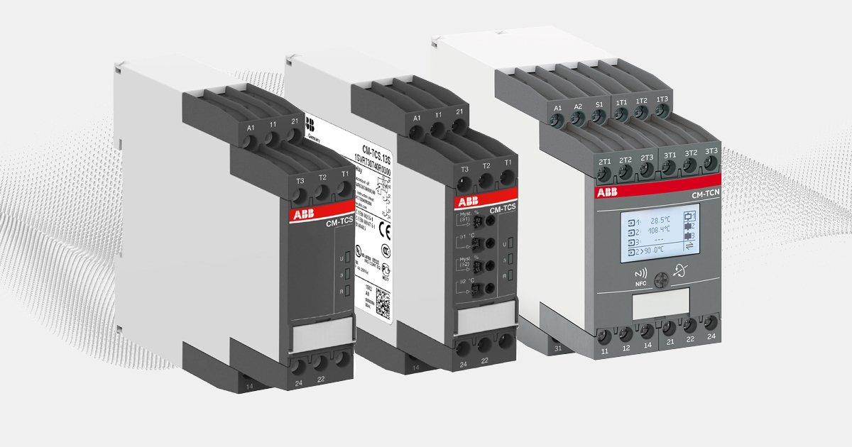 Topics | ABB CM-TCS.011 1-kanaals temperatuurbewakingsrelais | Rexel ...
