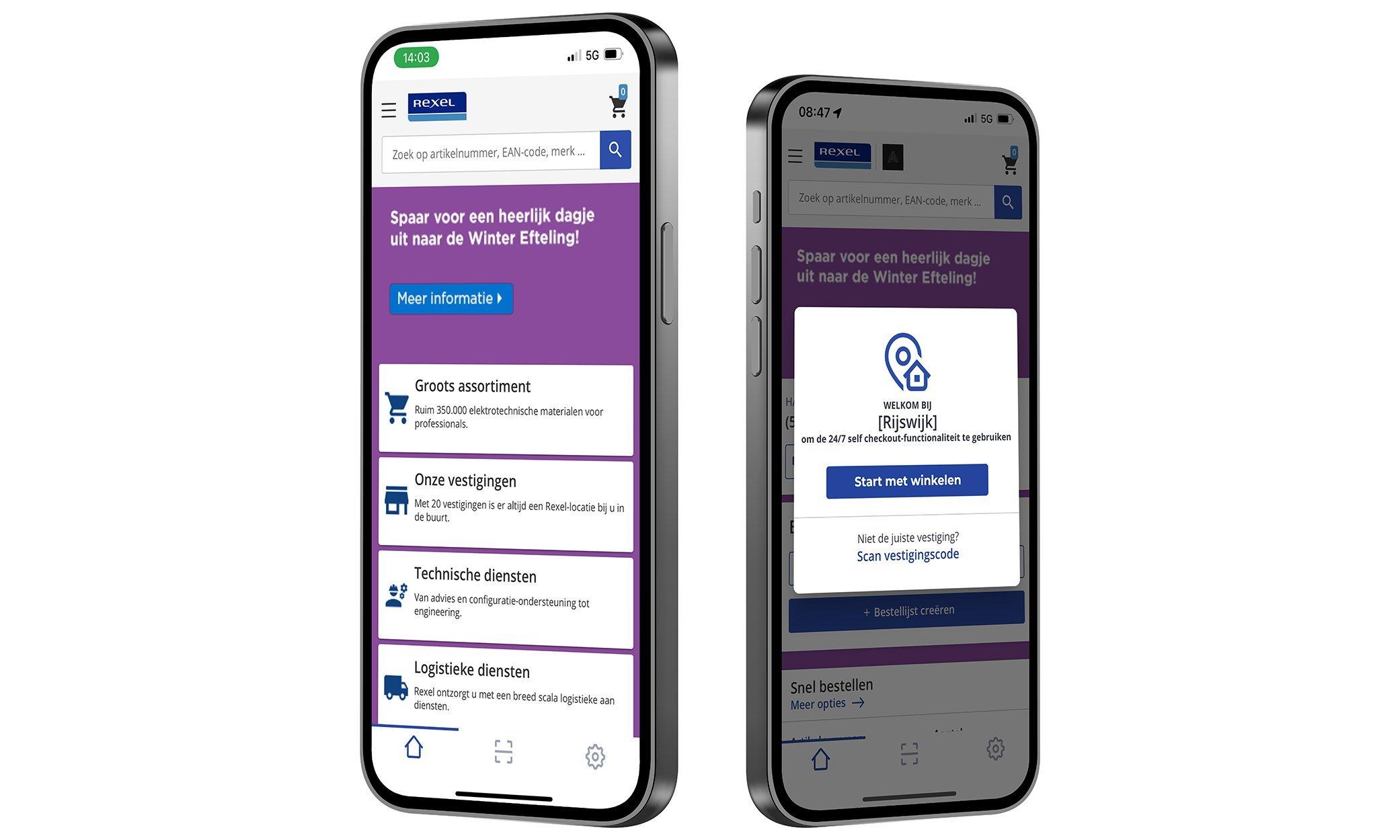 Rexel app | Rexel | Elektrotechnische groothandel