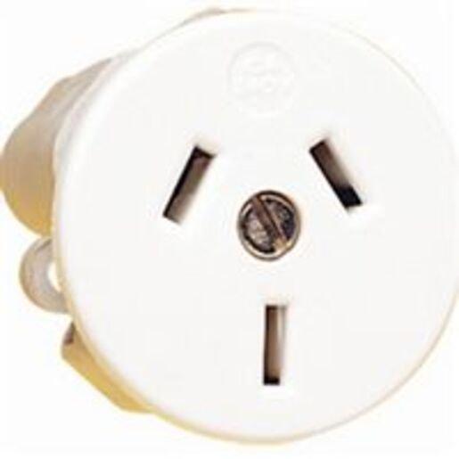HPM 38/25WE | Surface Socket Plug Base White 25 Amp | Surface Socket ...