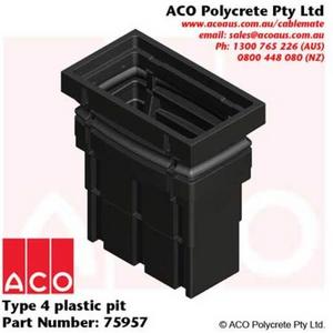 Buy Aco Polycrete | 75957 | Pit Type 4 Plastic 700mm X 400mm X 810mm 8 ...