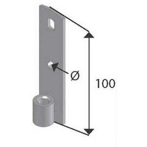Buy Ezystrut | EVMP10Z | Mounting Plate Vertical For M10 Threaded Rod ...