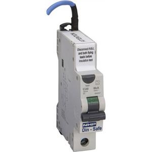 Buy NHP | DSRCBS1630CAN | RCBO DINSAFE 6KA 1P+N 16A C CURVE 30MA TYPE A ...