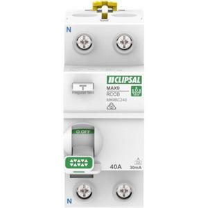 Buy Clipsal | MX9RC240 | Max9 RCCB 2P 40A 30mA A Type | Residual ...